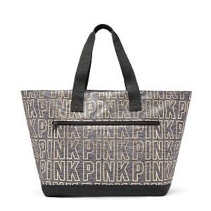 PINK Victoria's Secret | Bags | Pink Metallic Tote | Poshmark